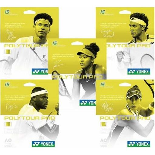 Yonex Poly Tour Pro 15 Year Anniversary String Set - 16L/1.25 – Racquet ...